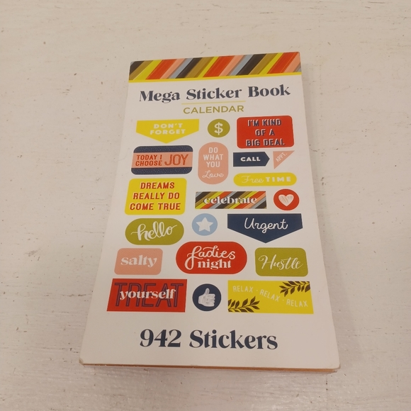 Mega | Office | Mega Sticker Book Calendar Stickers | Poshmark
